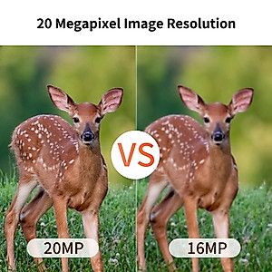 OUTDOOR EXPERT 20MP Mini Trail Camera,1080P Hunting Trail Camera with No Glow 940nm Night Vision Motion Activated IP66 Waterproof,80ft Illumination Range Hunting Game Cam for Wildlife Monitoring