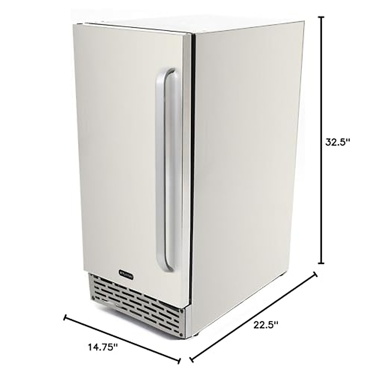Whynter BOR-326FS 3.0 cu. ft. Indoor/Outdoor Beverage Refrigerators, One Size, Stainless Steel/Black, 15" wide