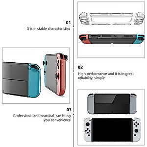 1 Set Pc Handle Case Gaming Console Supply Hard Case Game Console Shell Case Compatible for Switch Protective Case Plastic Case Game Console Protector Game Console Case