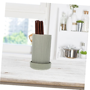 RORPOIR Ceramic Drainer Cutlery Pan Ceramics Household