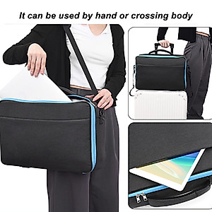 Projector Case, Projector Travel Carrying Bag with Adjustable Shoulder Strap for BenQ, for Vivitek, for Optoma, for NEC, for Acer