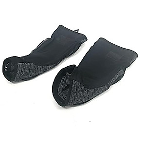 1 Unisex-Adult Ridecamp Knee Guard, Grey Heather/Black, S