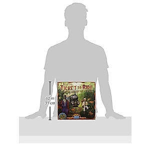 Ticket to Ride The Heart of Africa Board Game EXPANSION - Train Route Strategy Game, Fun Family Game for Kids & Adults, Ages 8+, 2-5 Players, 30-60 Minute Playtime, Made by Days of Wonder