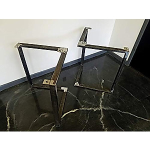 Metal Table Legs, Triangular Style - Any Size and Color