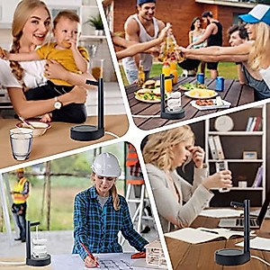 Keledz Desktop Water Bottle Dispenser, Smart Table Water Pump with 7 Level Quantitative Portable Detachable USB-C Charging for 5 Gallon Bottle, Application Home, Office, Camping, Travel (Dark Blue)