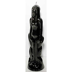 Black Female Iconic Candle - Protection, Banishment, Personal Power Spells