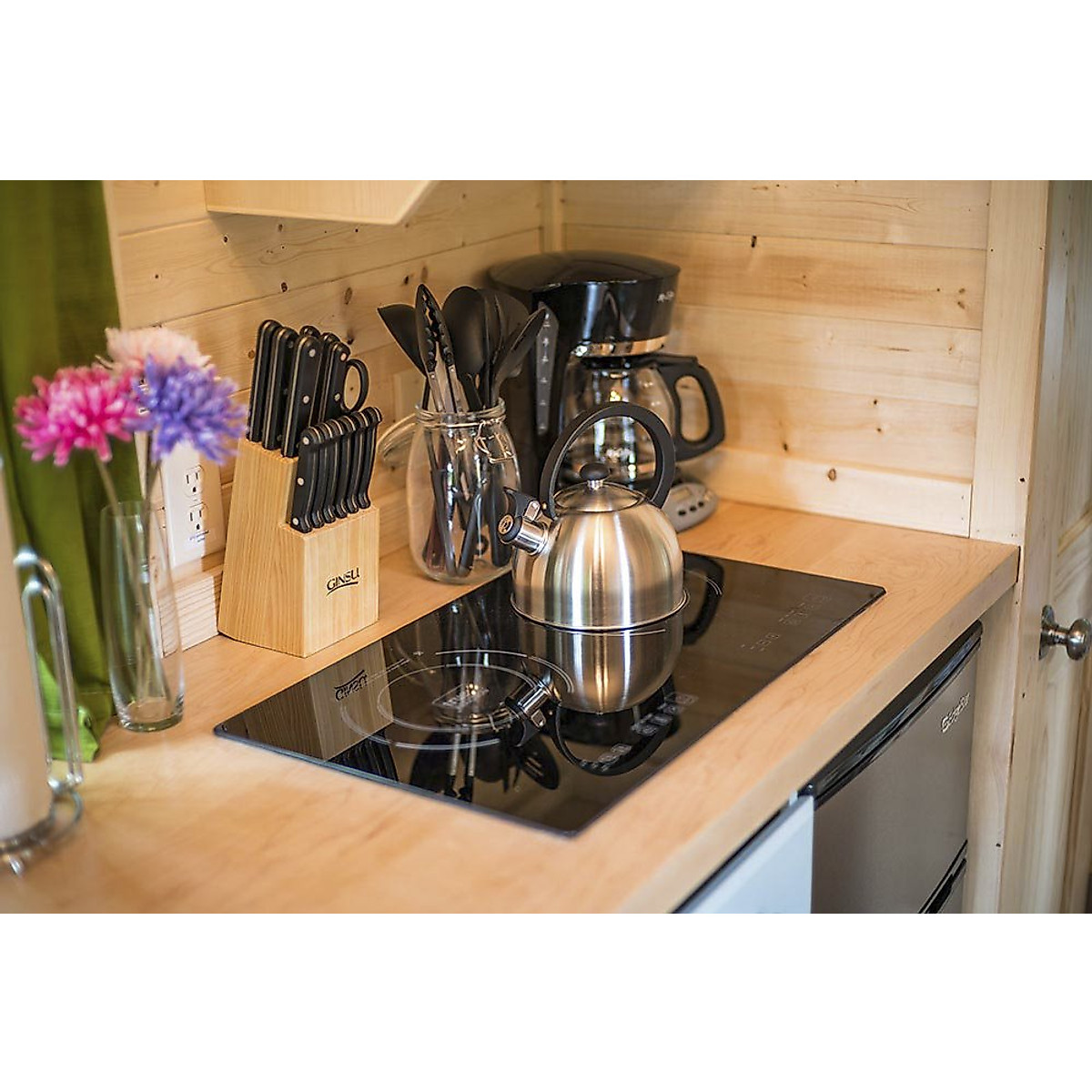 True Induction TI-2B Built-in Double Burner Induction Glass Cook-Top 120V Black