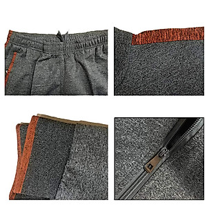 KASUNA Men's Tracksuits Casual Athletic Sweatsuit 2 Piece Track Suits Set Long Sleeve Training Jogging Outfits Full Zip Qianhui-L