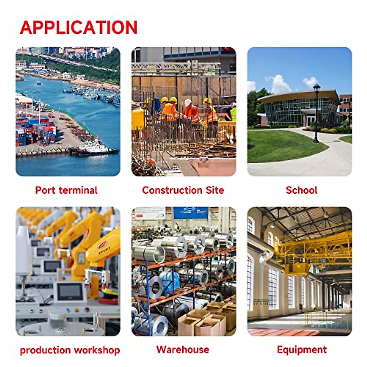 Industrial Sound and Light Alarm Siren - LED Strobe Warning Light 120dB Loud Horn Outdoor Security Siren 25W AC110V