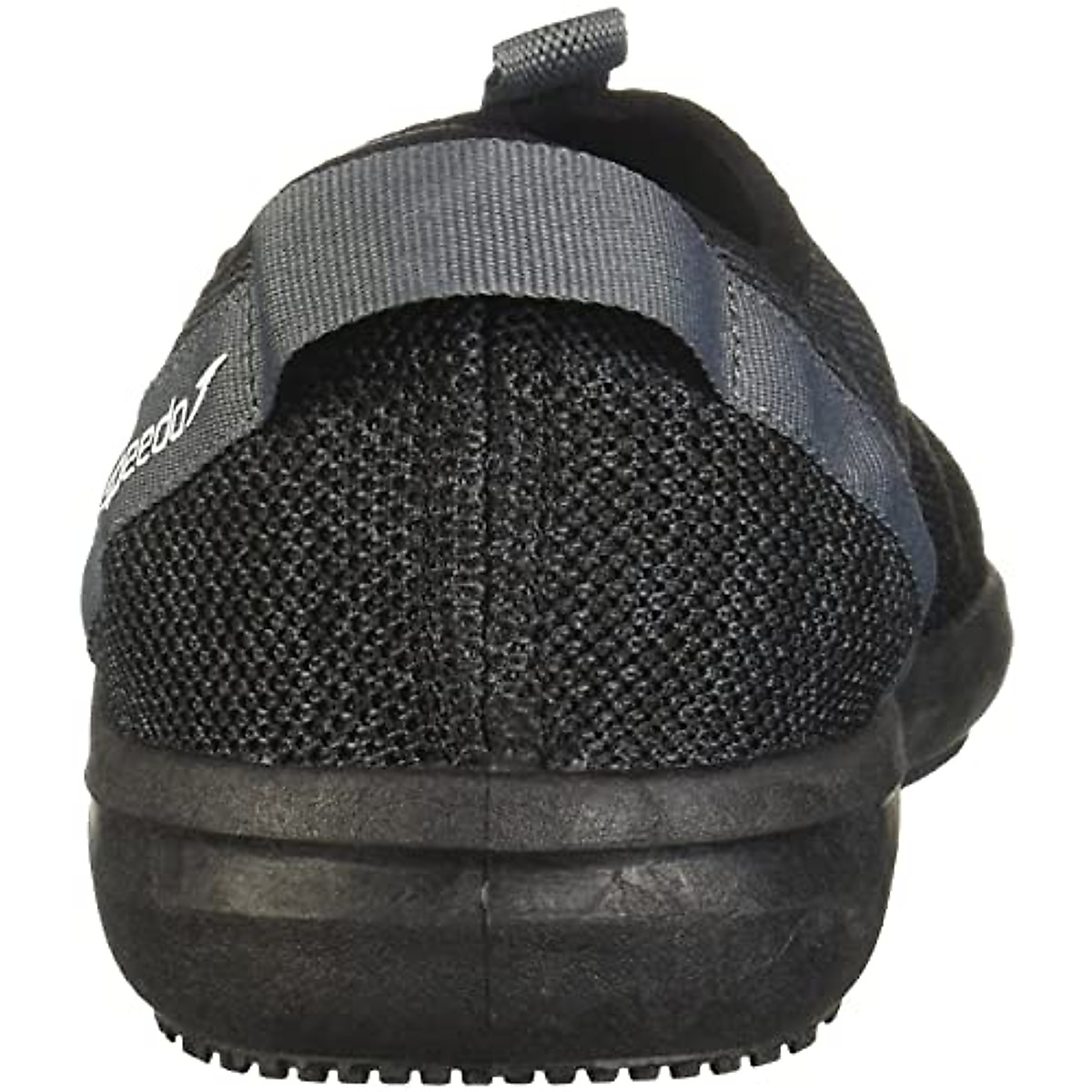 Speedo Men's Water Shoe Surfknit Pro, Black/White/Red, 10