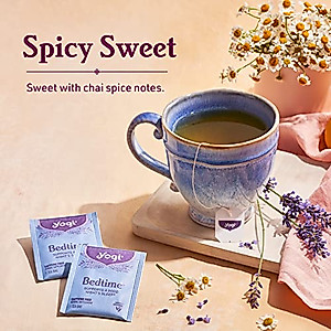 Yogi Tea - Bedtime (6 Pack) - Supports a Good Night’s Sleep - Tea with Passionflower, Chamomile, Valerian Root, and Lavender - 96 Organic Herbal Tea Bags