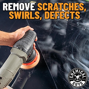 Chemical Guys TORQ15DA 15MM Long-Throw Random Orbital Polisher Kit, Digital Display, (Safe for Cars, Trucks, SUVs, & More) 900W, 15mm Orbit - 8 Items