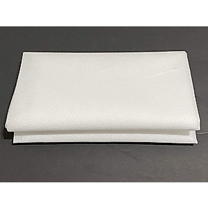 Polypropylene 50 GSM, 1 Yard x 64 inches - Waterproof - Sew in Interface, White Spunbond Non Woven Medium Weight - Medical, Upholstery, Embroidery, Washable Fabric-Anti Splash Resistant
