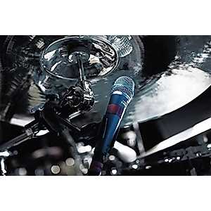 Shure BETA 57A Instrument Microphone - Supercardioid Dynamic Mic for Vocal and Instrumental Applications with High Output Neodymium Element, Durable Steel Mesh Grille and Shock Mount