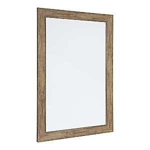 DesignOvation Beatrice Framed Magnetic Dry Erase Board, 18x27, Rustic Brown