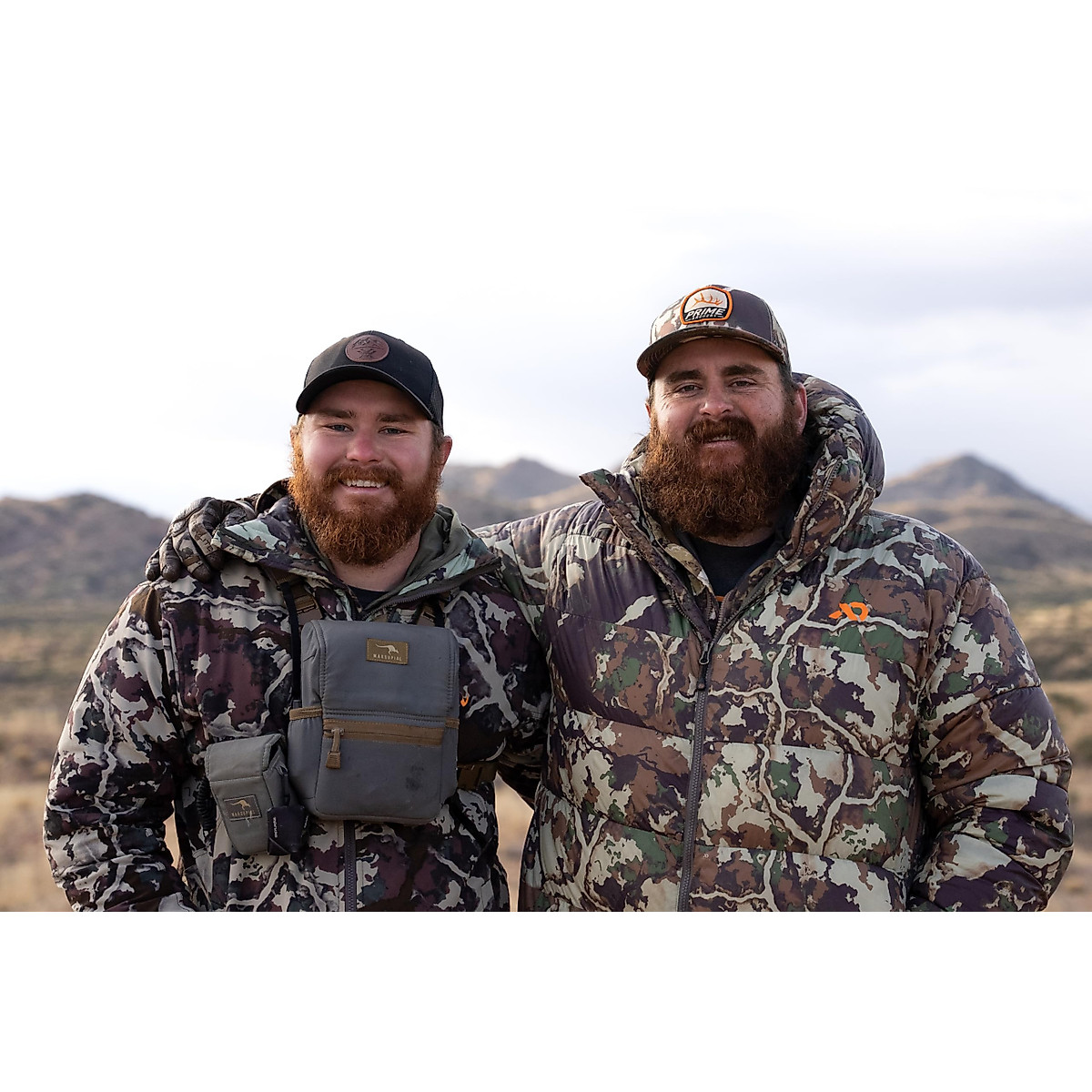 First Lite Men's Chamberlin Down Jacket - Warm Down Insulated Camo Hunting Puffy - First Lite Fusion - Large