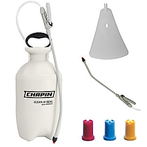 Chapin 25020 2-Gallon Clean 'N Seal Poly Deck Sprayer for Deck Cleaners and Transparent Stains and Sealers
