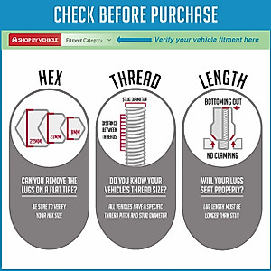 Wheel Accessories Parts 32 Pcs 9/16"-18 Thread Bulge Acorn 2.40" Long Lug Nuts Chrome 22mm 7/8" Hex Fits 1994-11 Ram 2500 3500 1975-97 Ford F250 F350 Chevrolet GMC C20 K20 K30 K35 C2500 C3500