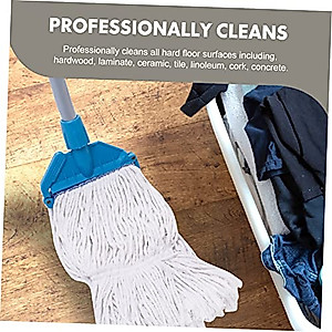 Yardwe Replaceable Mop Head Floor Mops Commercial Mop Microfiber Mop Head Dry Mop Pads Cleaning Mop Head Replacement String Mop Refills Cleaning Mop Cloth Convenient Mop Refill Plastic