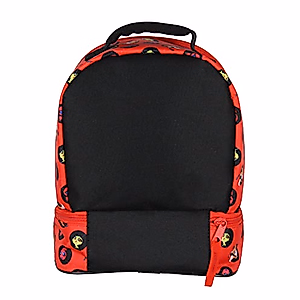 INTIMO Miraculous: Tales of Ladybug & Cat Noir Girl Power Dual Compartment Lunch Box Bag