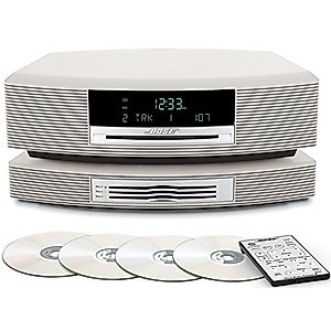 Wave Music System III with Multi-CD Changer - Platinum White (Renewed)