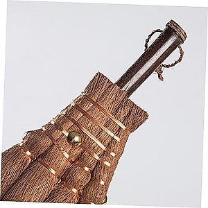 SOESFOUFU Household Cleaner Small Natural Whisk Broom Mini Whisk Sweeping Whisk Hand Broom Small Whisk Broom Household Brooms Mini Broom Mini Straw Broom Desktop Cleaning Tools Wooden