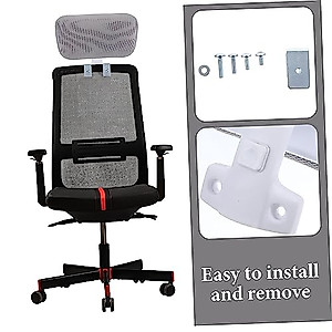 Cabilock Office Chair Headrest Office Chair Support Cushion Office Chair Neck Cushion Desk Chair Headrest Attachment Work Computer Chair Headrest Swivel Chair Headrest Attachable Plastic