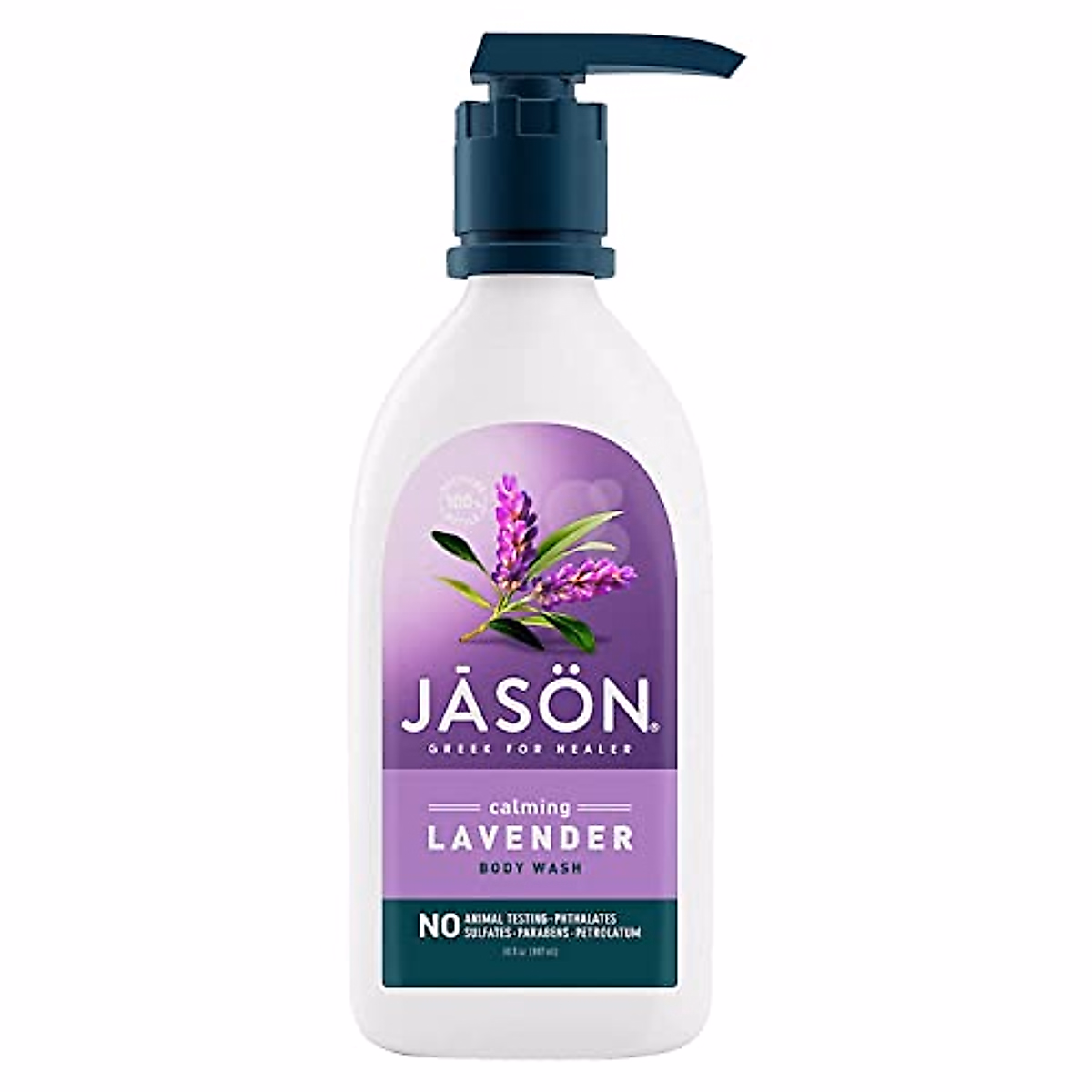 JASON Lavender Calming Body Wash, For a Gentle Feeling Clean, 30 Fluid Ounces