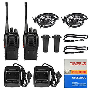 BAOFENG BF-888S Two Way Radio (Pack of 10) and USB Programming Cable (1PC)