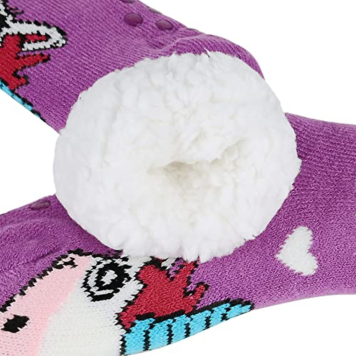 American Trends Kids Slipper Socks Girls Boys Fuzzy Winter Sock Fleece Christmas Socks Non Slip Warm Cozy Sock Camouflage 8-12 Years