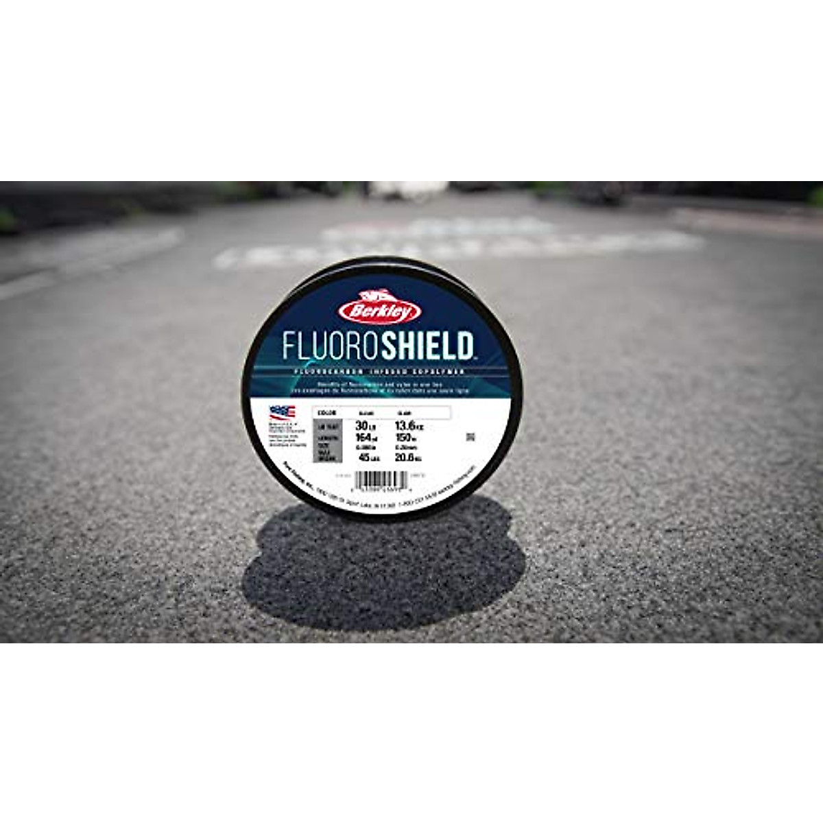 Berkley FluoroShield™, Clear, 15lb | 6.8kg, 300yd | 274m Fishing Line, Suitable for Freshwater Environments