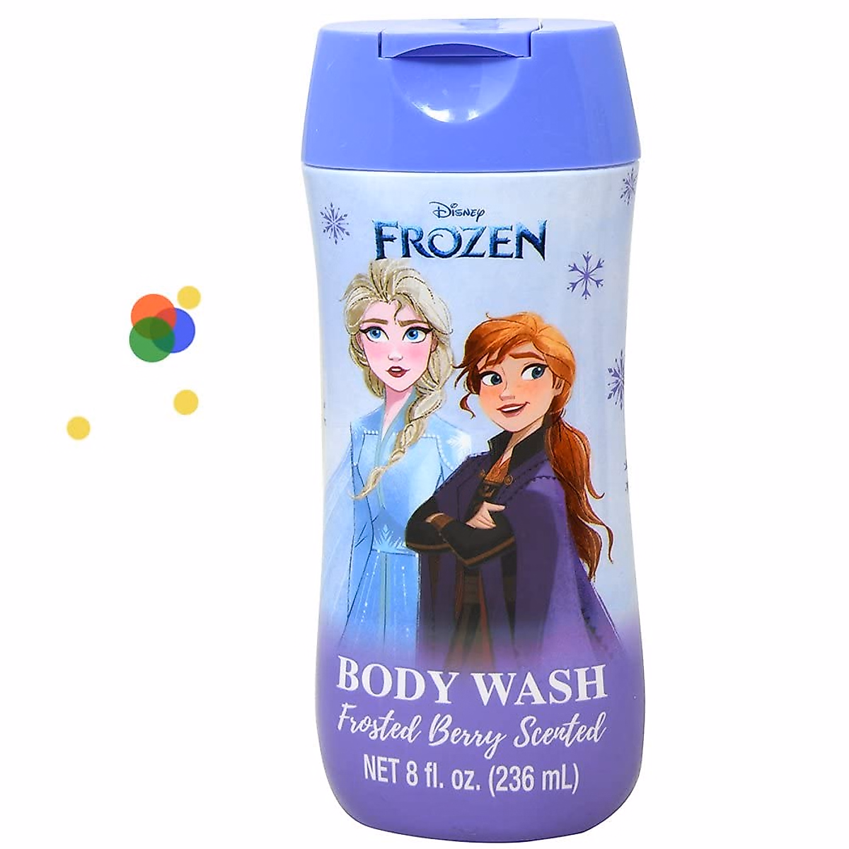 Disney Frozen Bath Accessories Set ~ Bundle with 4 Pc Frozen Shampoo (8oz), Frozen Body Wash (8oz), Frozen Tote Bag, Frozen Stickers, More