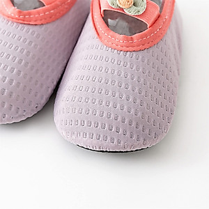 Spring and Summer Children Infant Toddler Shoes Boys and Girls Lightweight Mesh Breathable Baby Dress Shoes Boy (Purple, 9 Toddler)