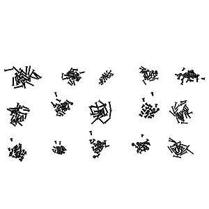 Screw HOT 300pcs/set Laptop Screws Set Kits 15 Size Notebook Computer Repair Screw Set - (Color: Black)