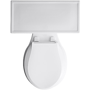 Kohler K-3933-0 Memoirs Comfort Height Two-Piece Round Front Toilet with Stately Design, White - 567212