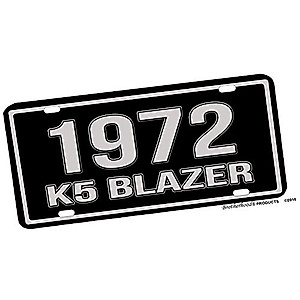 Brotherhood Compatible with Chevrolet Chevy K5 Blazer Year 1972 Reproduction Car Company Garage Signs Metal Vintage Style Decor Metal Tin Aluminum Novelty License Plate