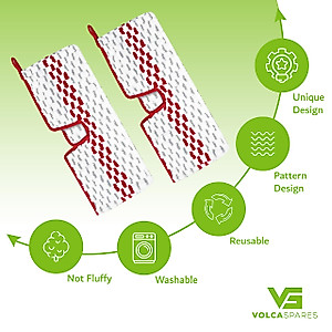 Volca Spares Microfiber Mop Pads Refill Compatible with O-Cedar Mop Refills Promist MAX Spray Mop/Promist Max Mop Pads, Pack of 4 Reusable Pads for Cleaning