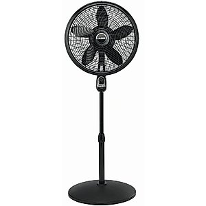 Lasko 2 x 1843 18" Remote Control Cyclone Pedestal Fan, Black