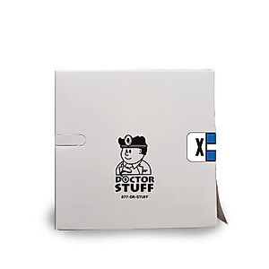 Doctor Stuff - File Folder Labels, Alphabet Letter X, Jeter 2900 - JSAM Series Compatible Alpha Stickers, Dark Blue, 3/4" x 1-1/2", 500/Roll