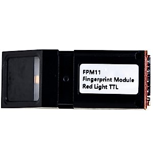 jujinglobal Optical Fingerprint Reader Sensor Module Red or Green Light TTL for Arduino (FPM11 Green Light 6P (120 Fingers))