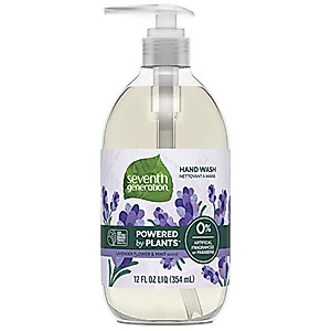 Seventh Generation Hand Soap, Lavender Flower & Mint, 12 oz, 8 Pack (Packaging May Vary)