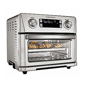 Cuisinart CTOA-130PC2 Digital Model Airfryer Toaster Oven, 0.6 cu ft, Silver