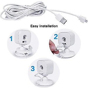 VOMENC 30ft/9m Charger Cable for Blink Mini, Power Extension USB Cable Compatible with Blink Mini Indoor Plug-in Camera Extension Cable(Blink Mini Camera is not Include)