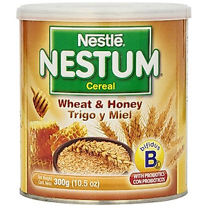 Gerber Baby Cereal Nestle Nestum Cereal, Wheat and Honey, 10.5 Ounce