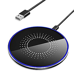 20W Wireless Charger pad for Samsung iPhone, Desktop Fast Wireless Charging 20W Max Compatible with Samsung Galaxy S22/S23/S21/S20/S10 Series, Charging for iPhone 13/14/12/11/Huawei/Wireless earplug