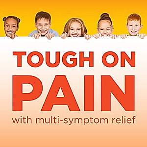 Amazon Basic Care Children's Ibuprofen Chewable Tablets, 100 mg, Orange Flavor, Pain Reliever and Fever Reducer, 24 Count