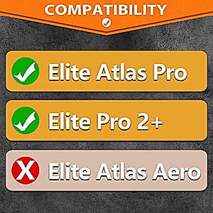 Earpads Compatible with Elite Pro 2 + / Pro 2 / Elite Atlas Pro Headset I Cooling Gel Replacement Ear Cushion with Microphone Foam - NOT FIT Elite Atlas Aero (Cooling Gel)