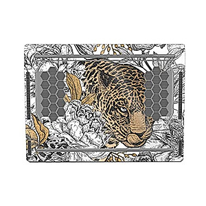 MightySkins Glossy Glitter Skin Compatible With Alienware X17 R2 (2022) Full Wrap Kit - Bronzed Leopard | Protective Durable High-Gloss Glitter Finish | Easy To Apply & Change Styles | Made in the USA