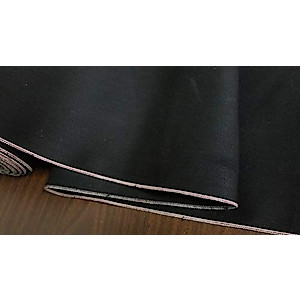 Black Cotton dinem Japanese Selvedge Denim, Fabric by The Yard Width: 30 inches