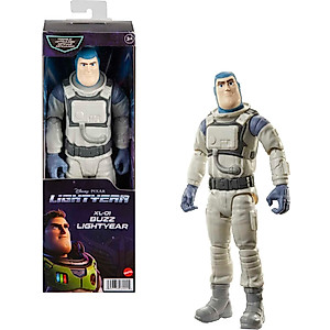 Mattel Disney Pixar Lightyear Basic Large Scale Action Character Figures, 12 Inch Scale, 12 to 14 Posable Joints, Collectable Toy, Fans Gift Ages 4 Years & Up